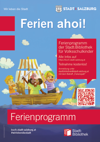 Stadt:Bibliothek Salzburg > Veranstaltungen > Kinder und Jugend > Sommer-Ferienprogramm